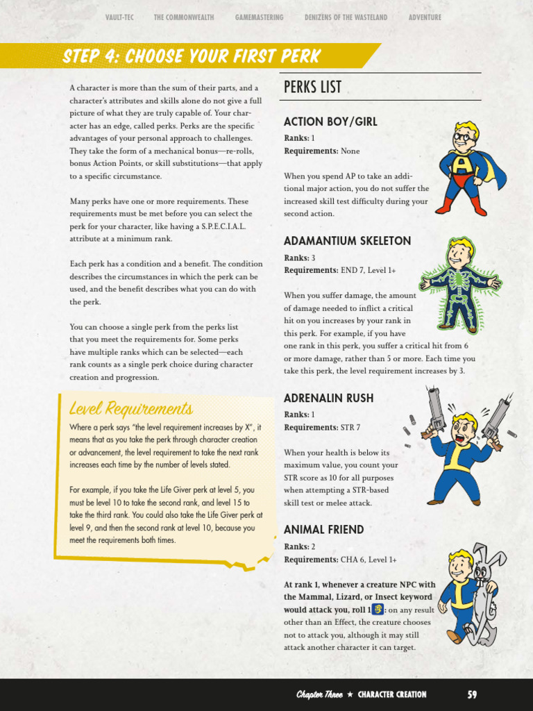 Extracted Character Creation Pdf Role Playing Games Gaming