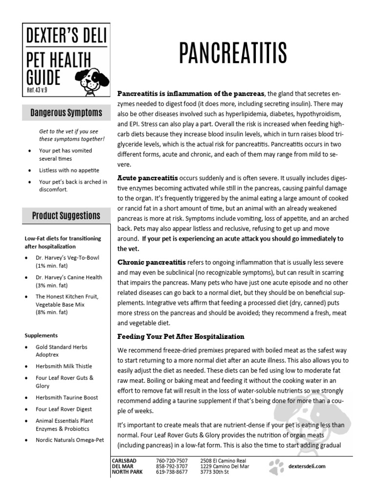 Pancreatitis - Diet & Supplements | PDF | Fat | Pancreas
