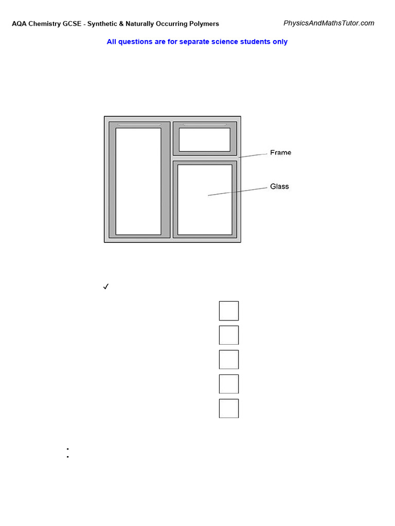 Window Frame Materials & Polymers | PDF | Polymers | Polystyrene