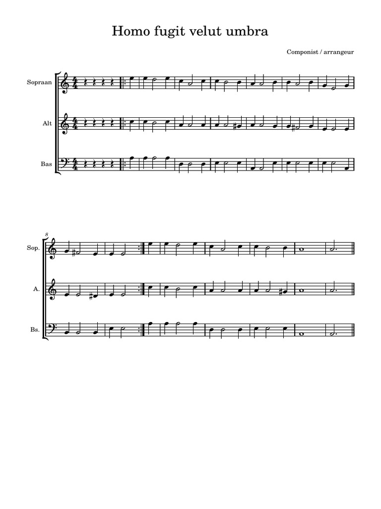 Choral Music Notation Guide | PDF