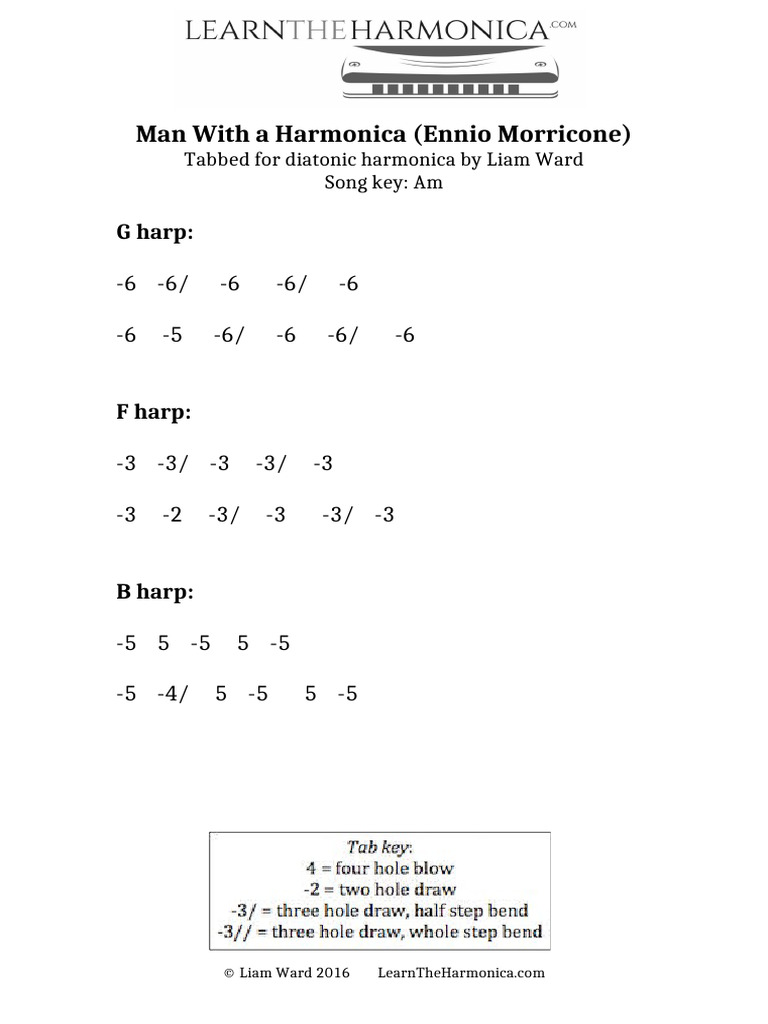 Man With A Harmonica | PDF