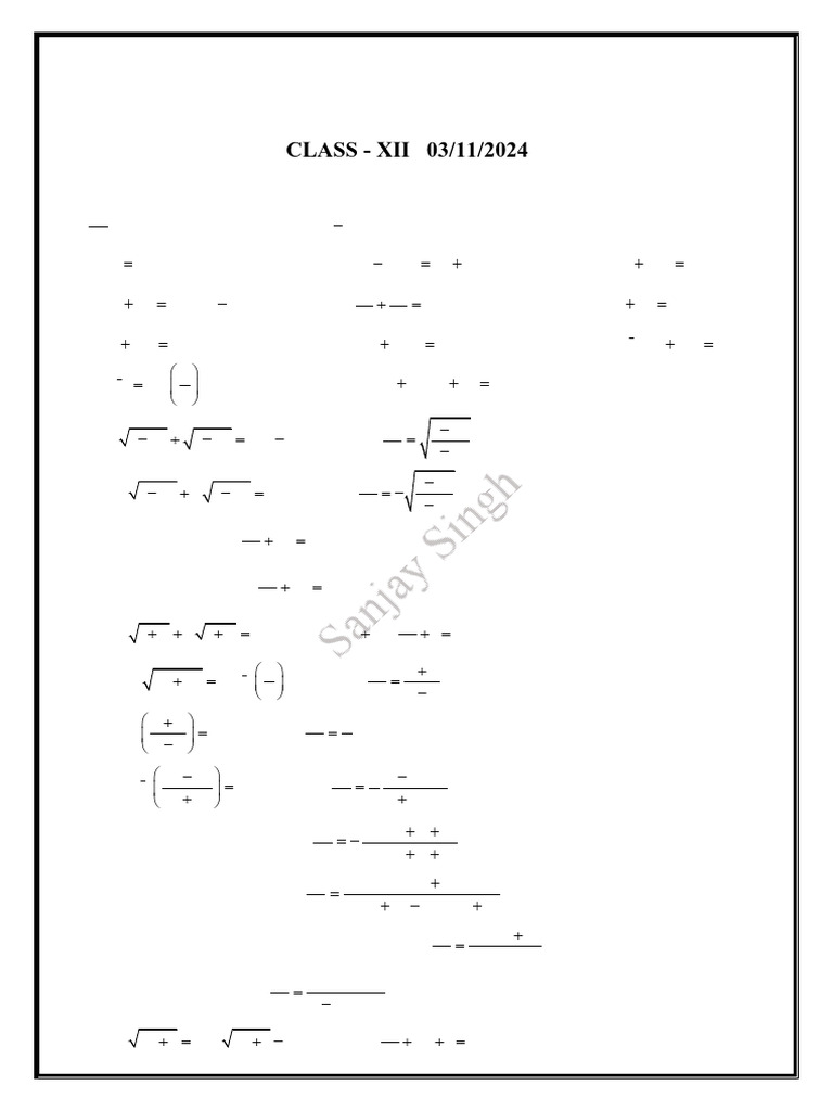 Xii Maths-Differentiation of Implicit Functions | PDF