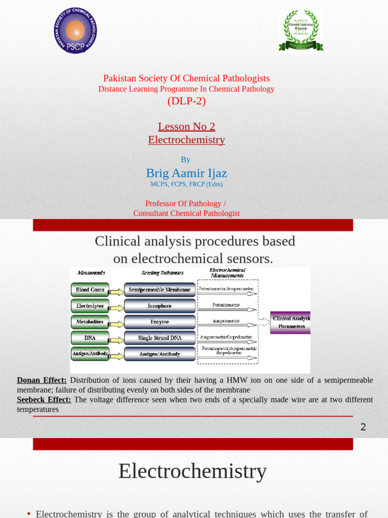 Electrochemistry (Final) | PDF | Electrochemistry | Electrode