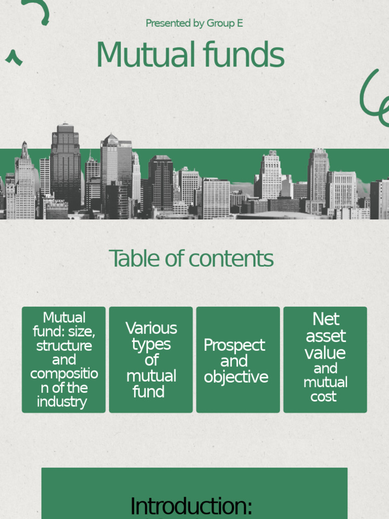 Understanding Mutual Funds: Types & Structure | PDF | Investment Fund ...