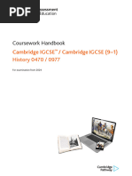 Pearson Edexcel A Level History Coursework Guide | PDF | Methodology ...