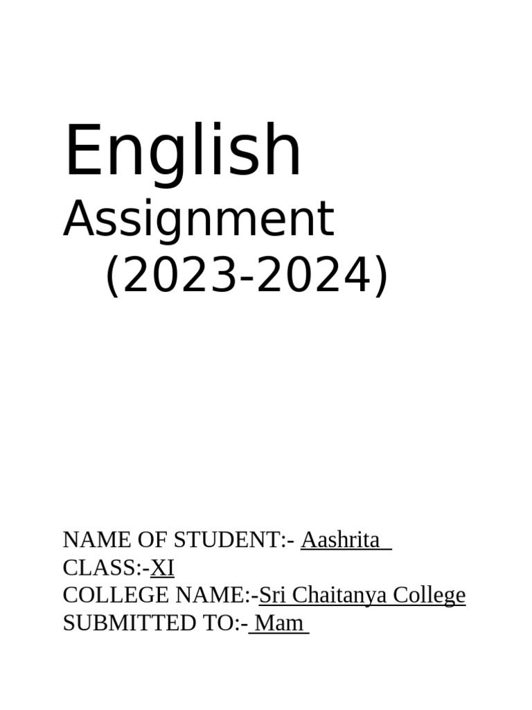 English Project Class 12 | PDF | Psychological Resilience | Behavior ...