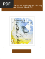 Abnormal Psychology 10th Edition PDF | PDF | Mental Disorder ...