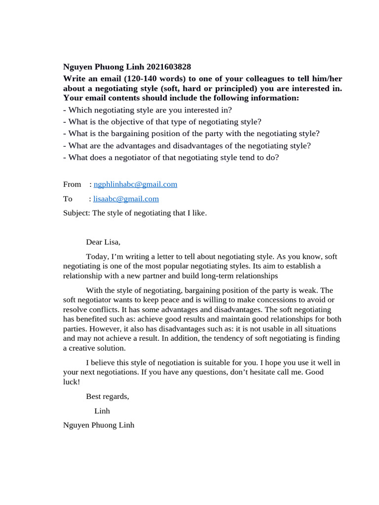 Un4 - Soft Negotiating | PDF