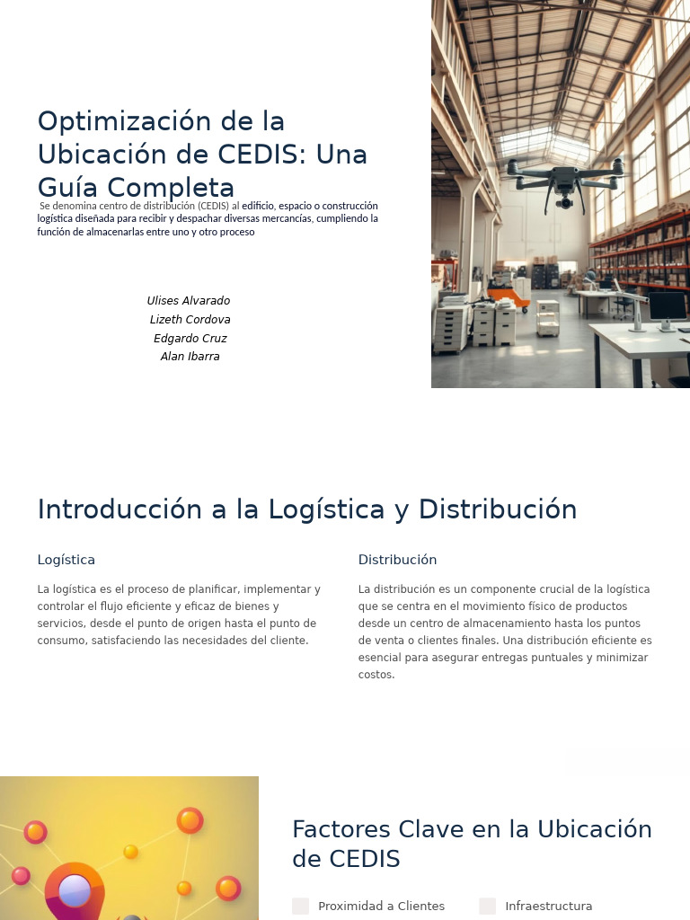 Optimizacion de La Ubicacion de CEDIS Una Guia Completa | PDF | Logística | Economias