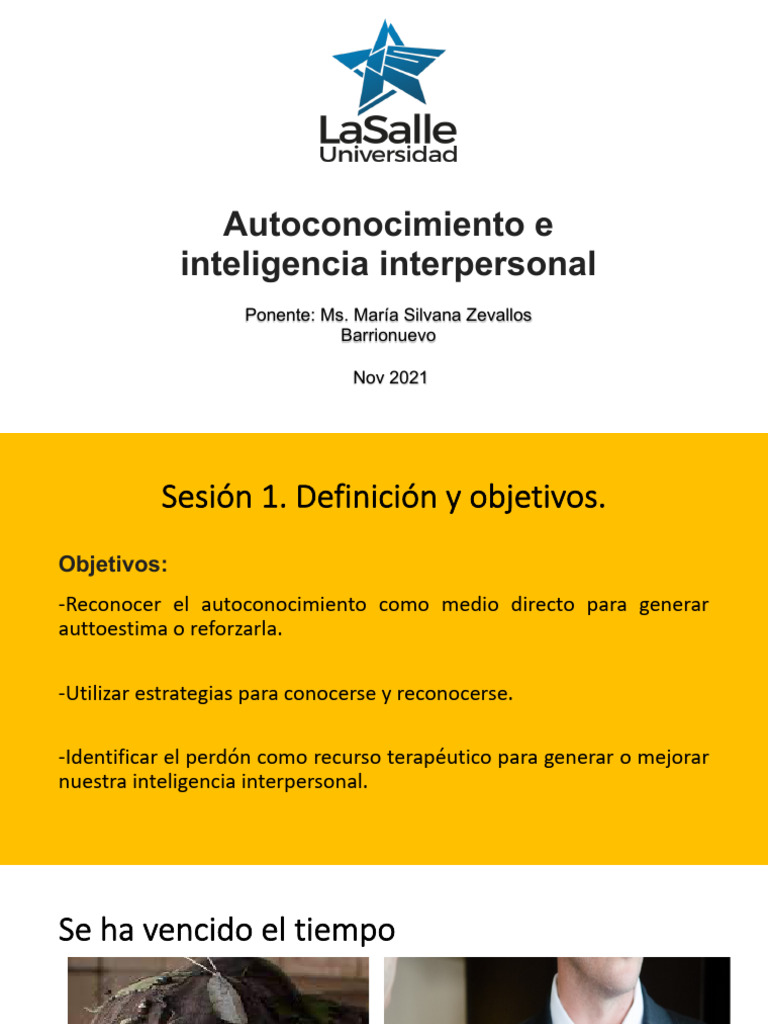 Autoconomiento e Inteligencia Interpersonal | PDF