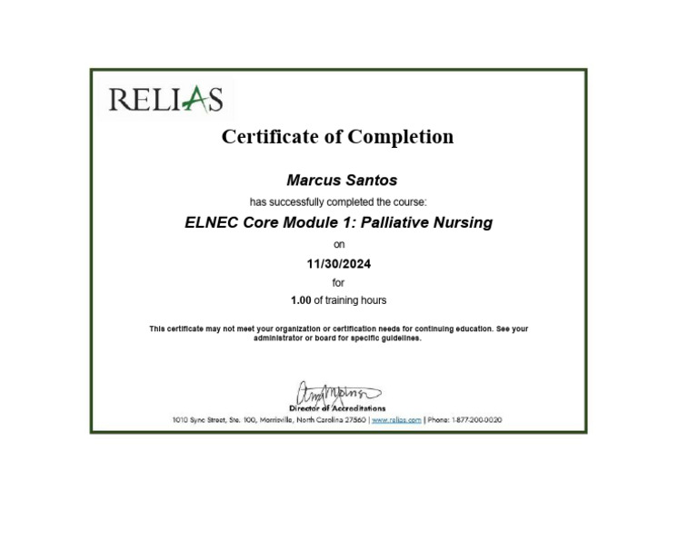 Certificateof Completion | PDF