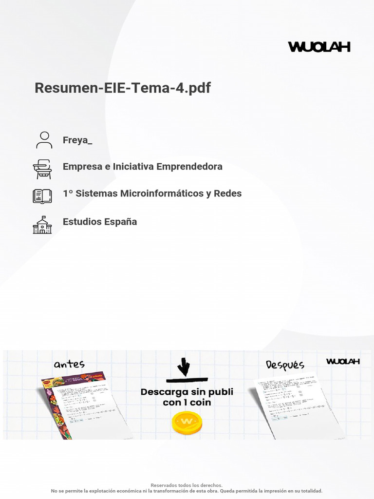 Resumen EIE Tema 4 | PDF
