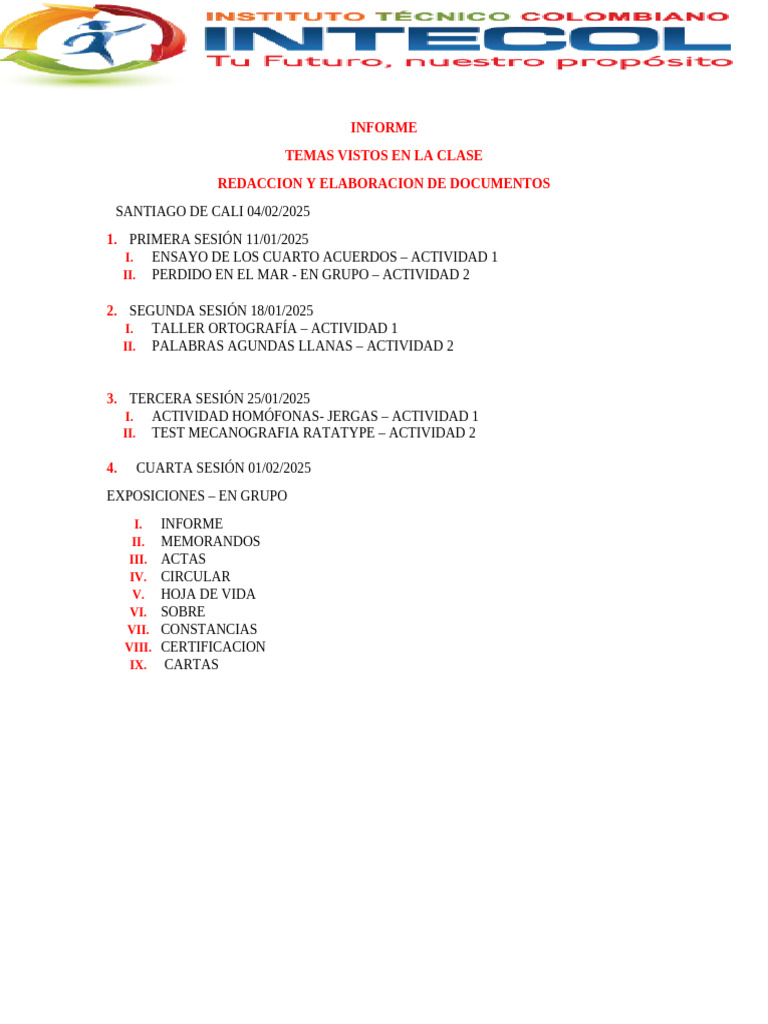 1.informe Daniel Castrillon | PDF