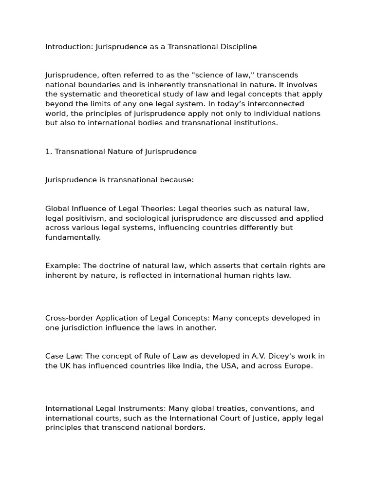 Jurisprudence Assignment | PDF | Jurisprudence | Human Rights