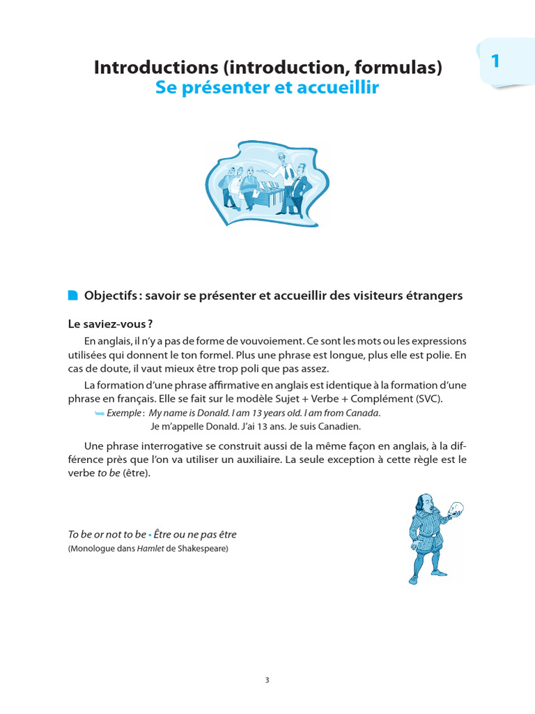 Presentation en Anglais PDF | PDF | Accent tonique | Phrase