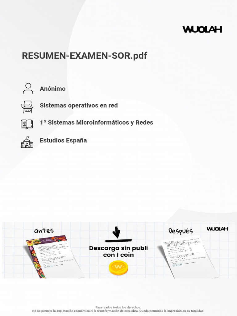 wuolah-free-RESUMEN-EXAMEN-SOR | PDF | sistema de nombres de dominio | Directorio Activo