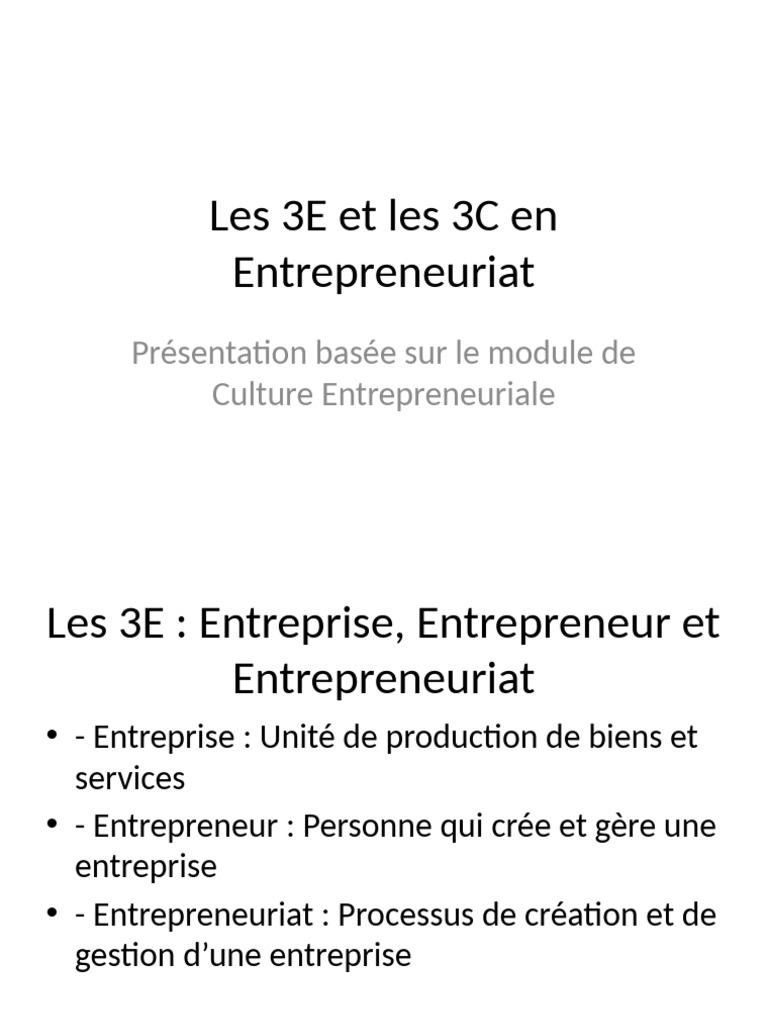 Presentation 3E 3C | PDF