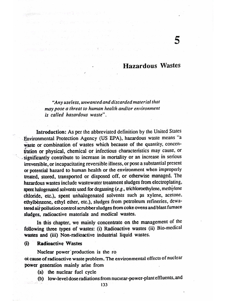 Hazardous Waste | PDF