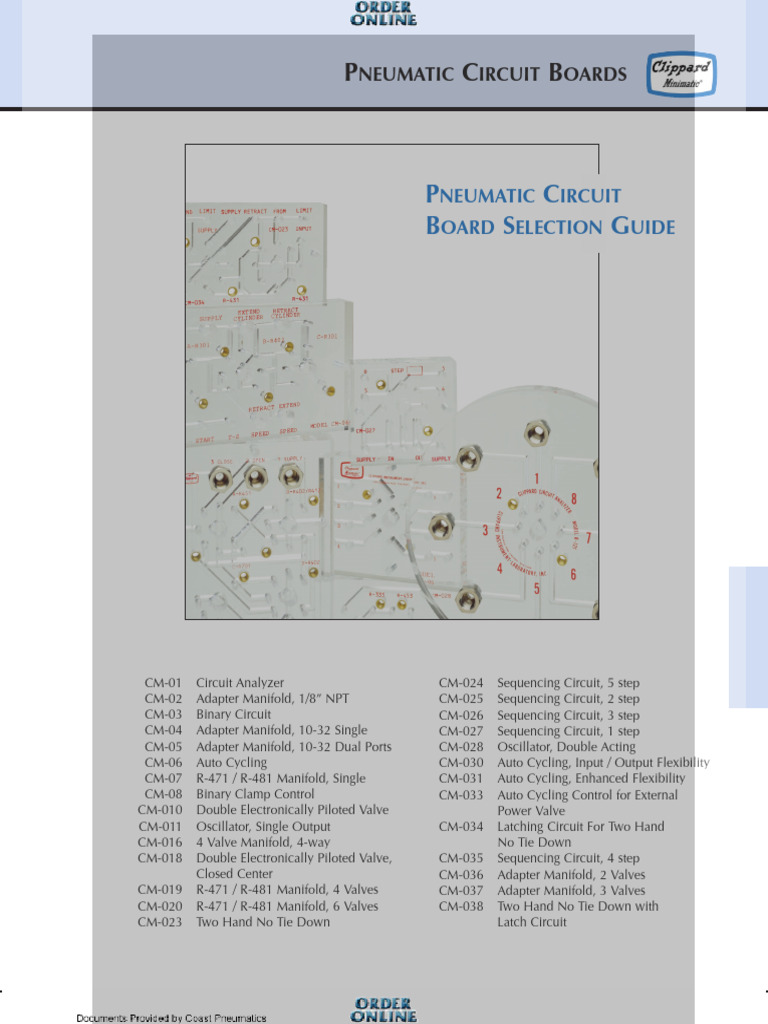 Pneumatic Circuit Boards Overview | PDF | Valve | Printed Circuit Board