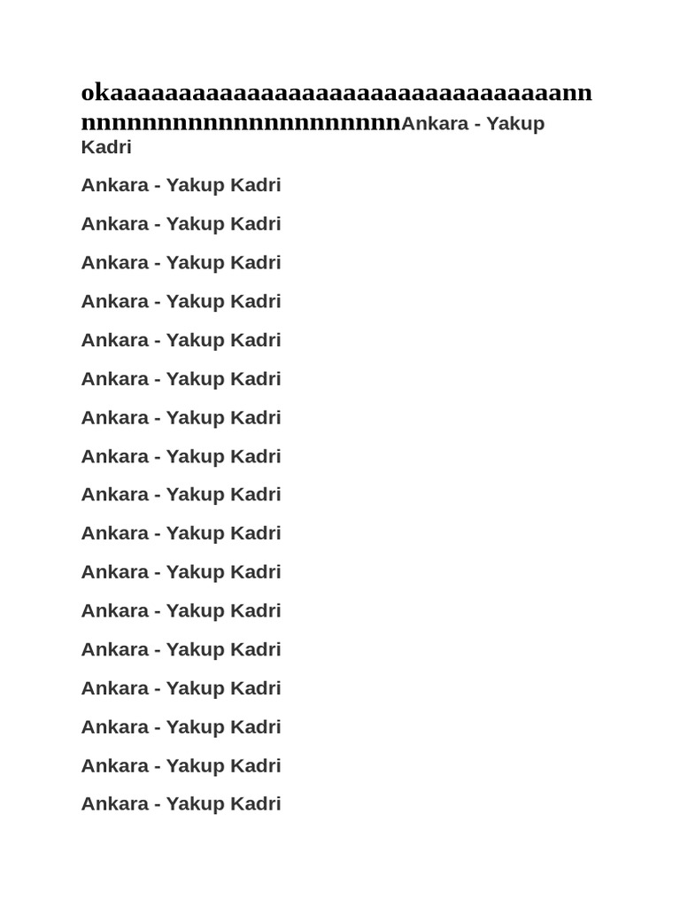 Ankara by Yakup Kadri | PDF