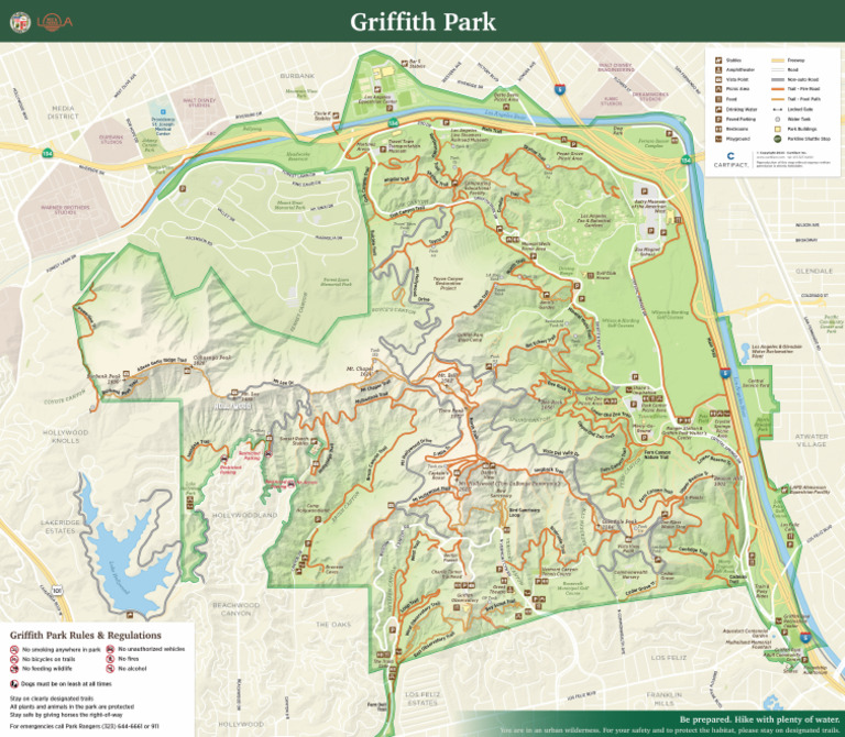 Griffith Park Mapss tourist | PDF