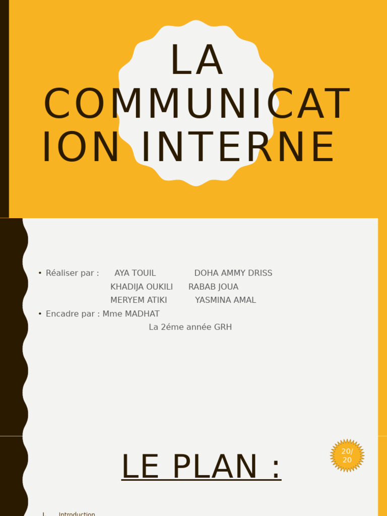 La Communication Interne | PDF | Business | la communication