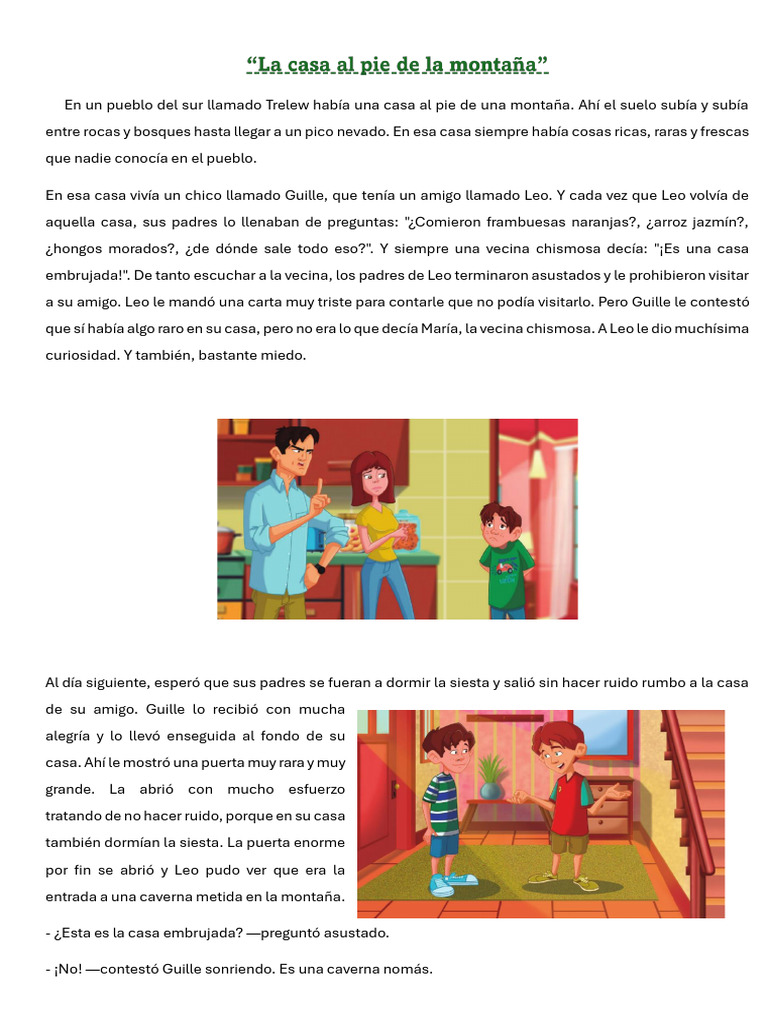 La casa al pie de la montaña | PDF