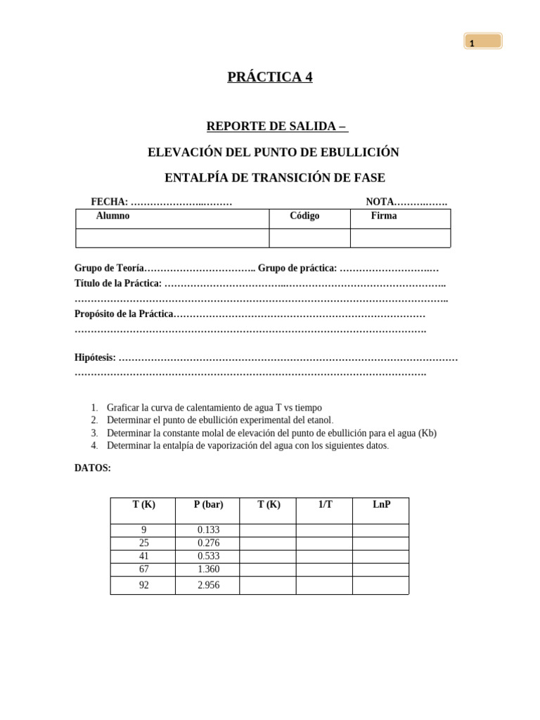 Reporte de La Práctica 4 | PDF