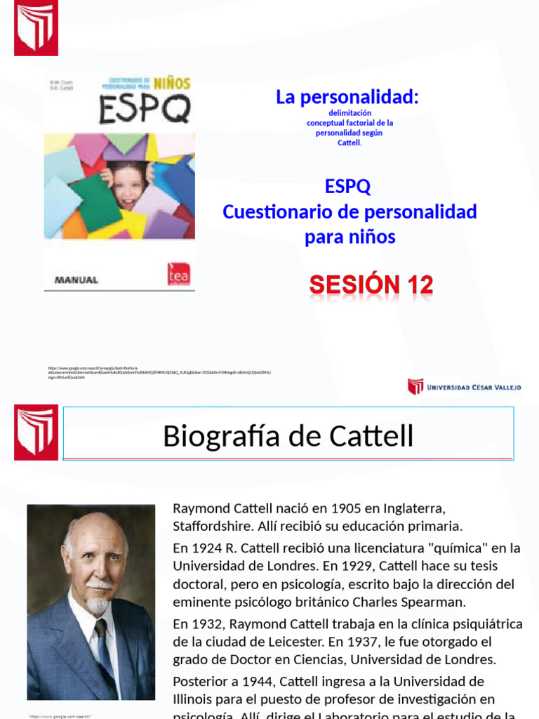 0 Sesión 12 ESPQ (2) | PDF | Conceptos psicologicos | Ciencias del comportamiento