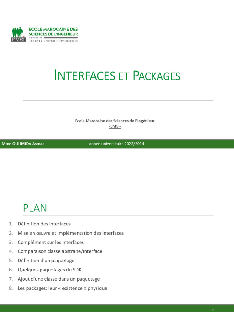 Différence Classe Abstraite vs Interface | PDF | Classe (informatique ...