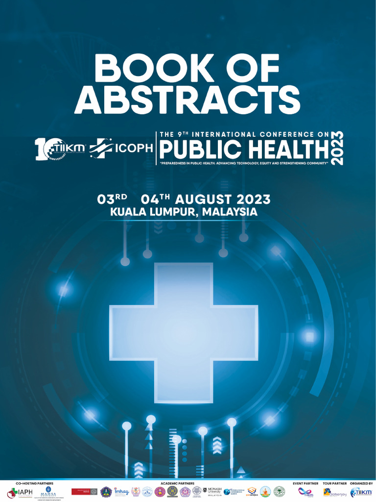 Book of Abstracts - ICOPH 2023 | PDF | Public Health | Pandemic