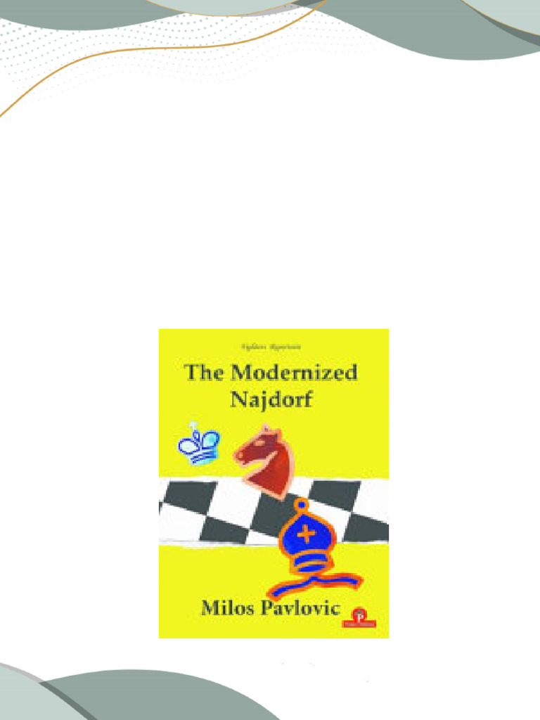 (Ebook) The Modernized Najdorf by Milos Pavlovic ISBN 9789492510389 ...
