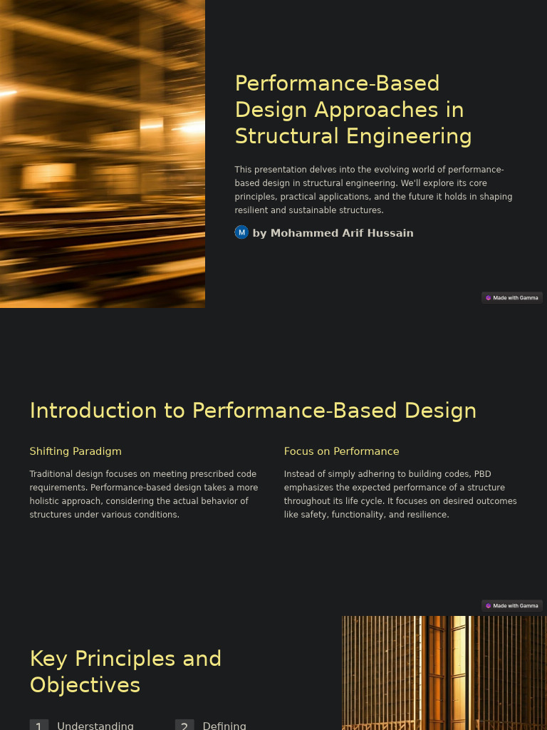 Performance Based Design Approaches in Structural Engineering | PDF ...