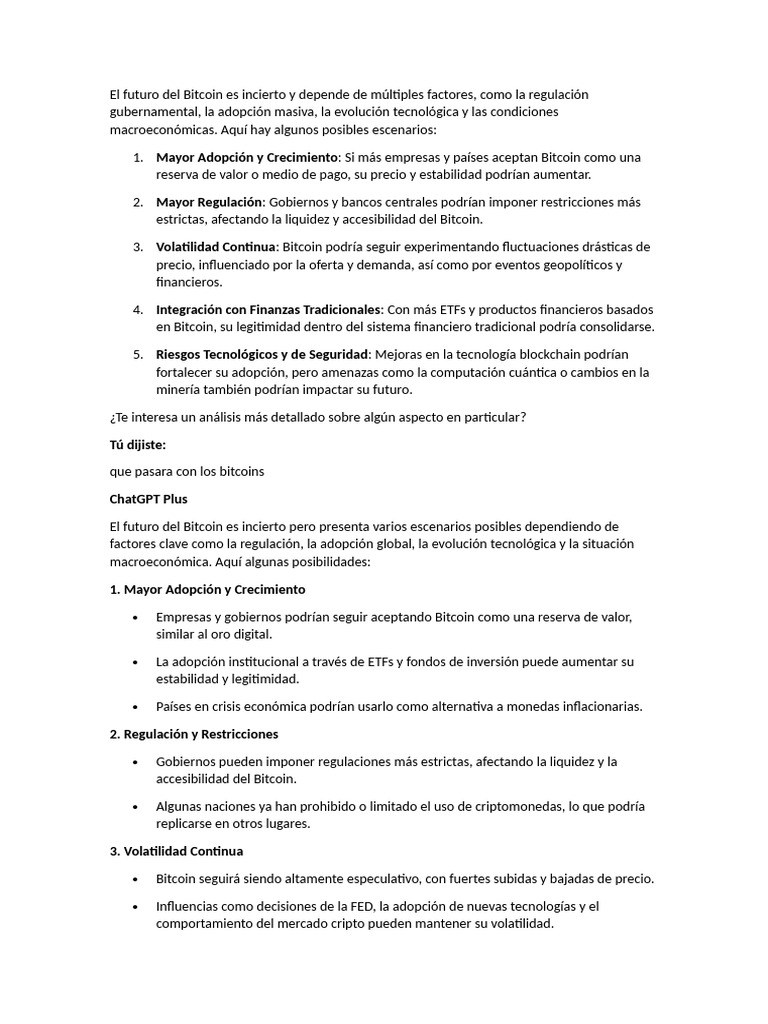 Que Pasara Con Los Bitcoins | PDF | Bitcoin | Bancos centrales
