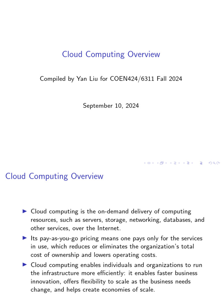 Cloud Computing for Students | PDF | Cloud Computing | Software As A Service