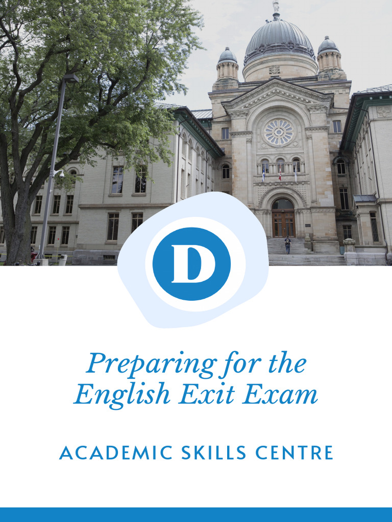 English Exit Exam Preparation Guide | PDF | Essays | Argument