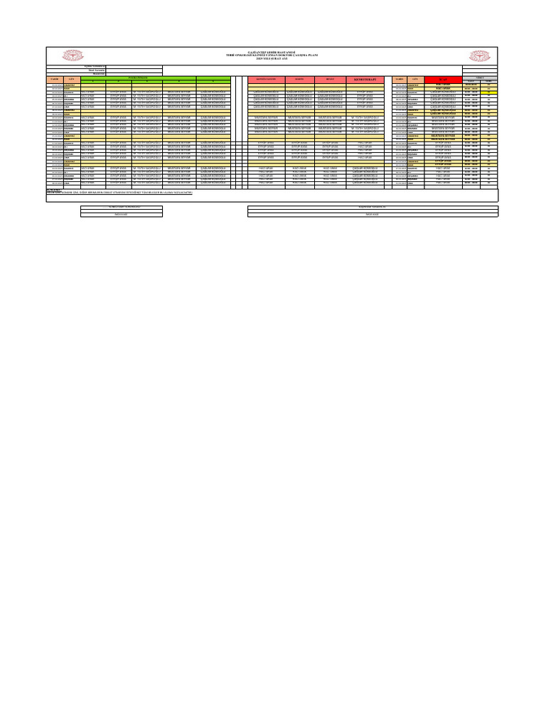 Tibbi Onkoloji Subat 2025 Calisma Listesipdf | PDF