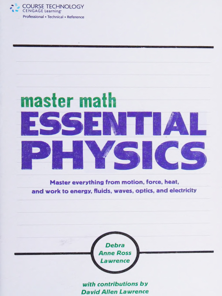 Master Math-Essential Physics | PDF | Force | Acceleration