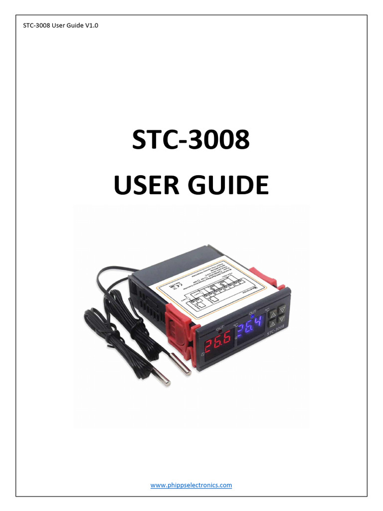 STC 3008 User Guide V1.0 | PDF | Power Supply | Sensor