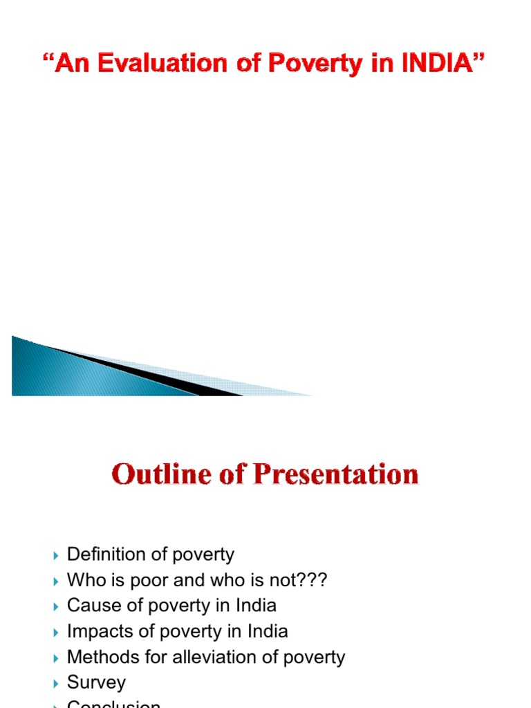 Poverty in India | PDF | Rural Poverty | Poverty