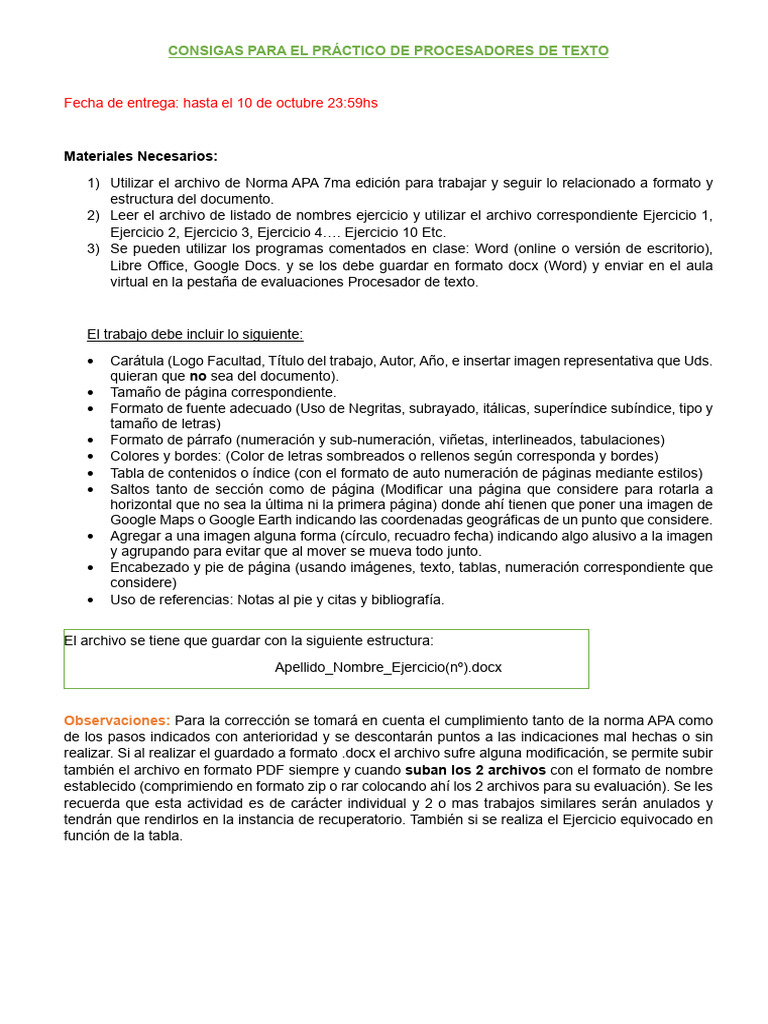 Guía Práctica para Procesadores de Texto | PDF | Archivo de computadora ...