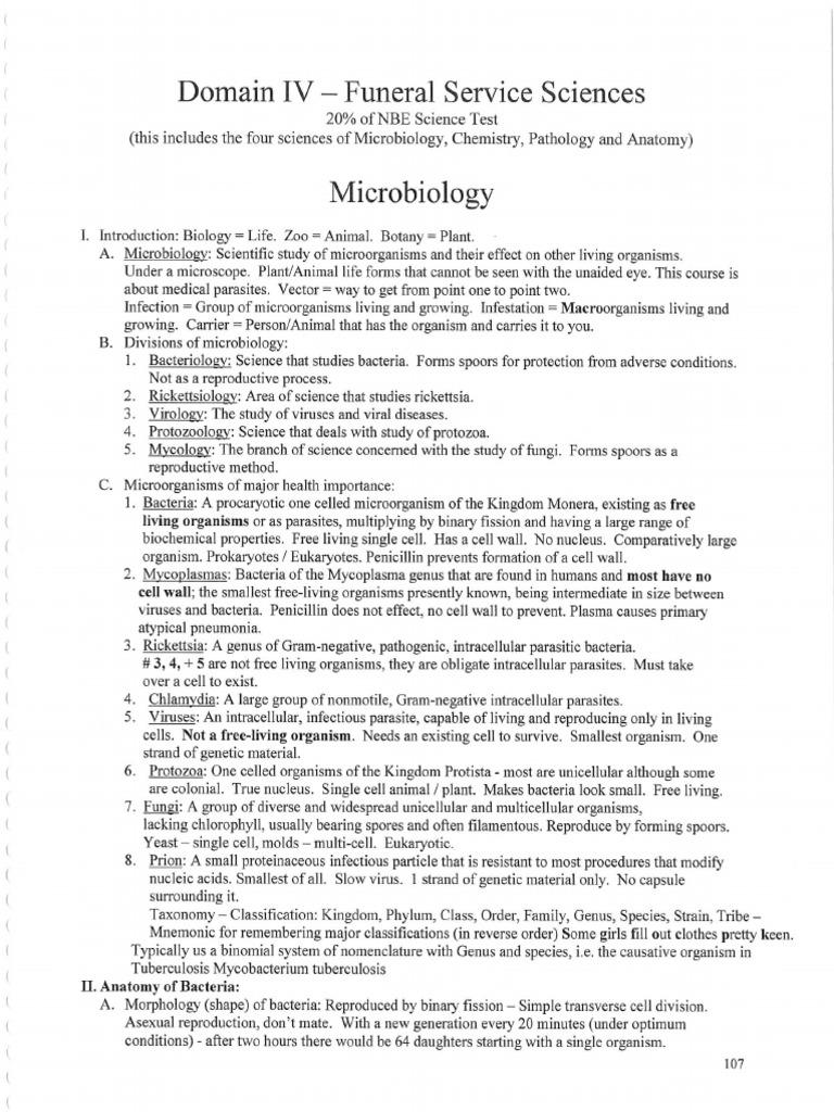 Funeral Service Sciences | PDF