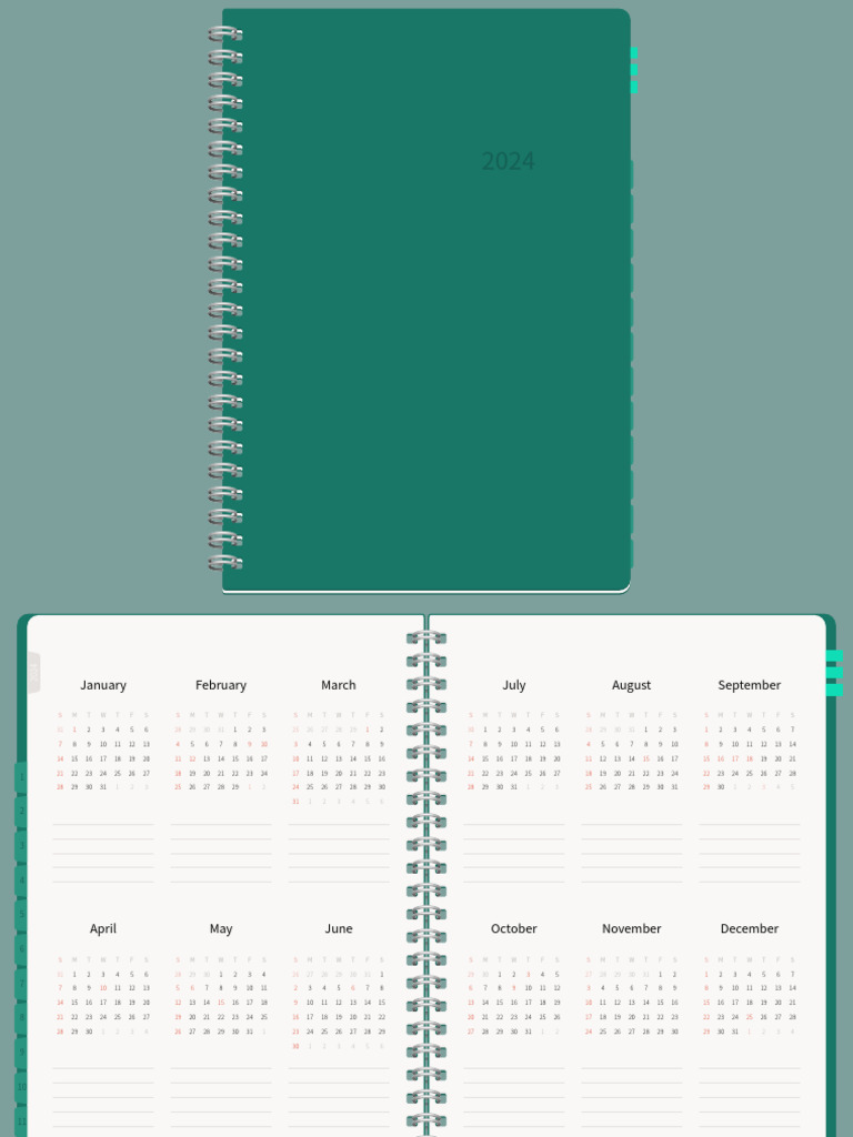 2024 Spring Diary-Green 2 | PDF