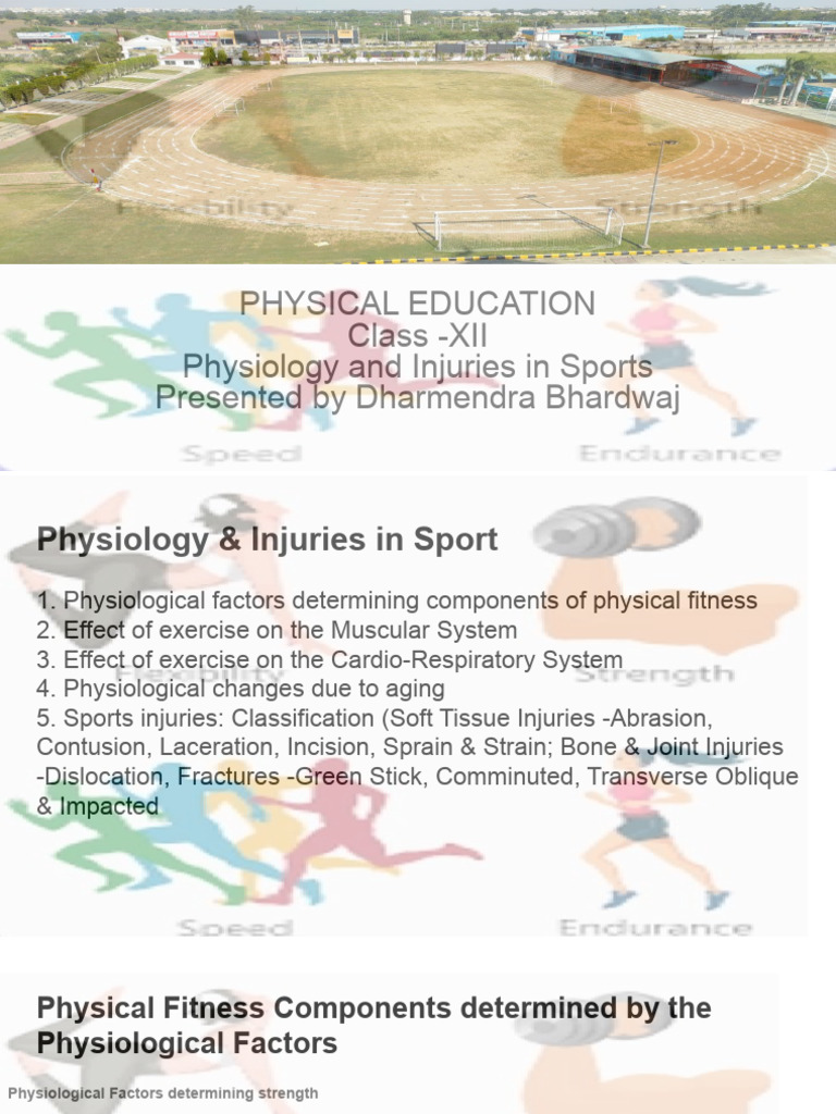 Class- XII Physiology and Injuries in sports | PDF | Skeletal Muscle ...
