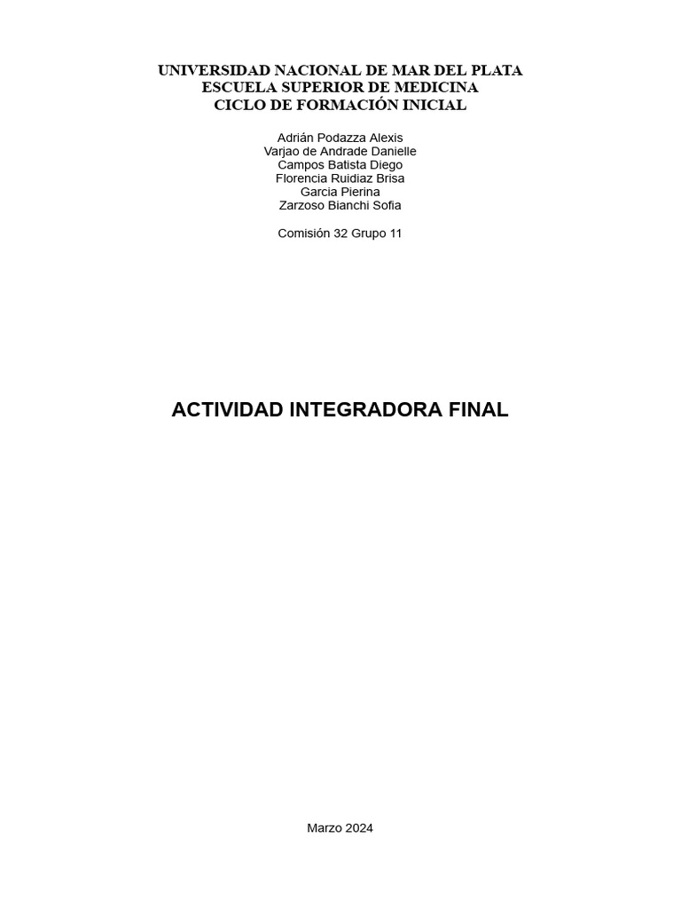 Actividad Integradora Final Lista | PDF | Residuos | Saneamiento
