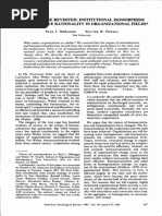 Iron Cage Revisited: Isomorphism Insights | PDF | Max Weber | Bureaucracy