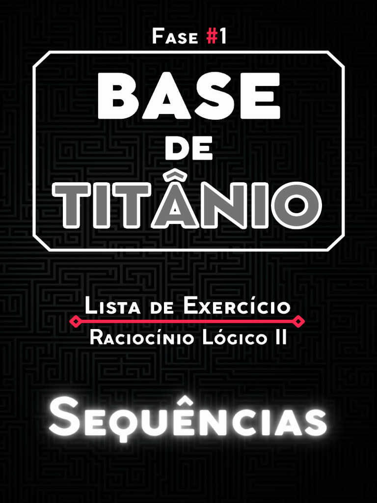 Lista Rl2 Sequencias | PDF