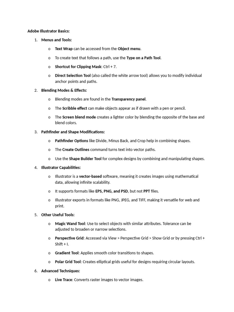 Adobe-Illustrator-Basics_1 | PDF | Adobe Illustrator | Image Editing