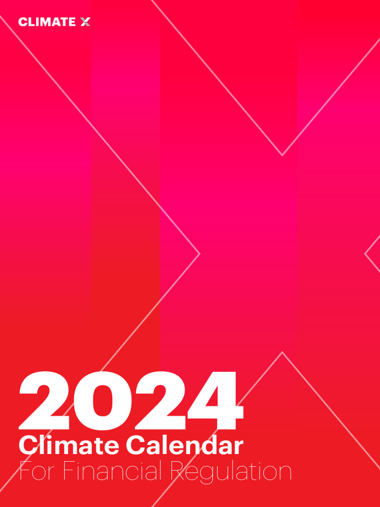Climate Calendar For Financial Regulation 1707576803 | PDF | Economies ...