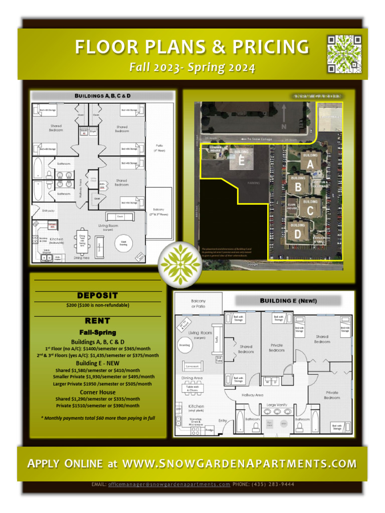Bc97583fe6-23-24 Floor Plans Pricing | PDF